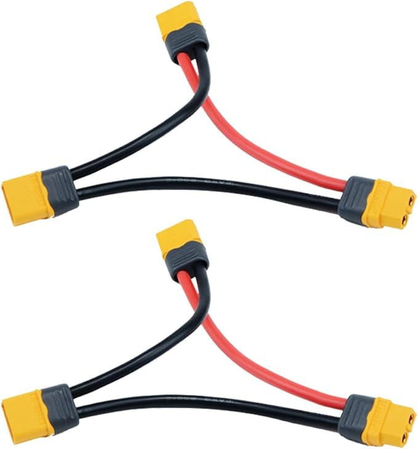 2Packs XT60 Battery Series Connector 12 AWG Soft Silicone Wire Cable ...