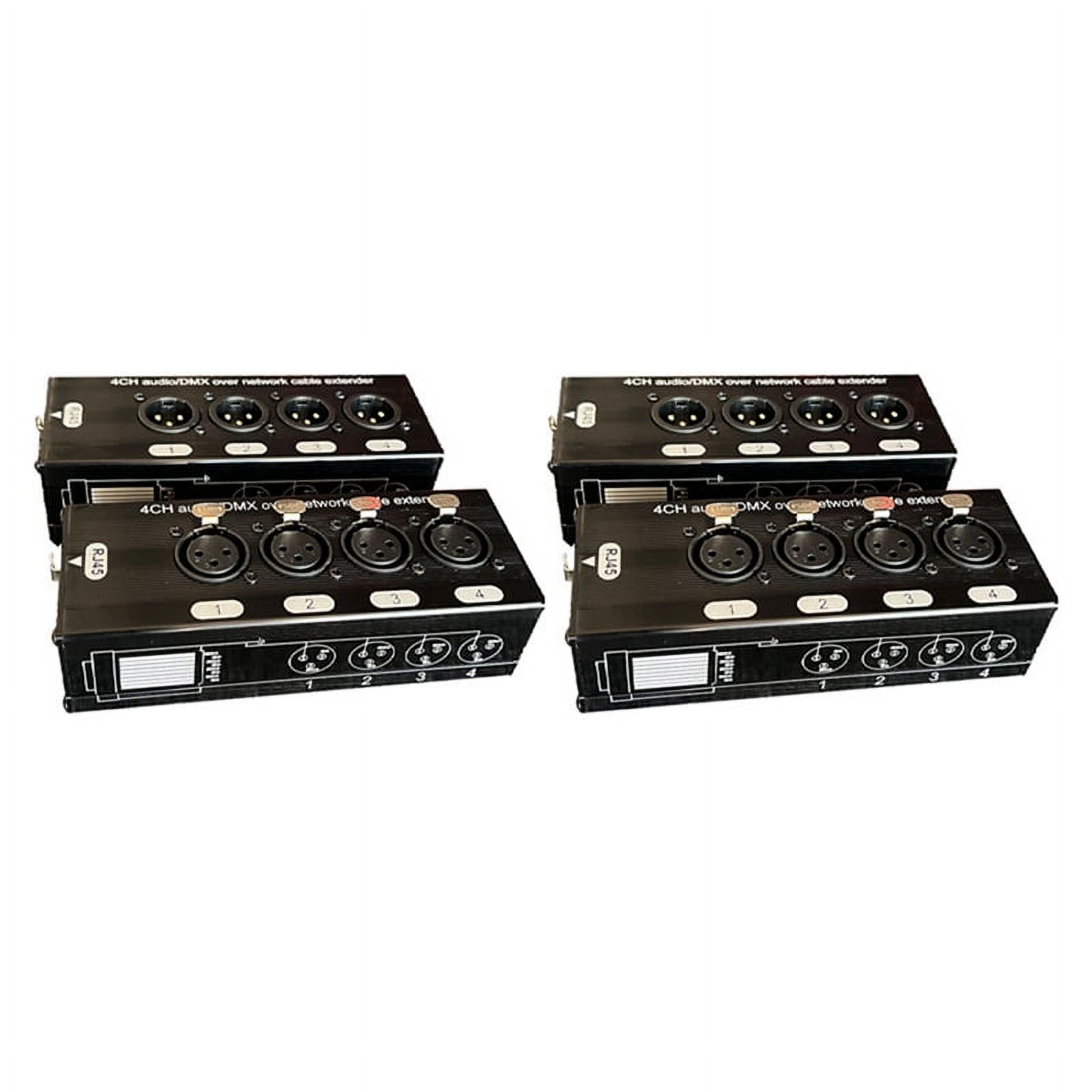 2Pair 4-Channel 3-Pin XLR Audio and over Network Cable Extender ...