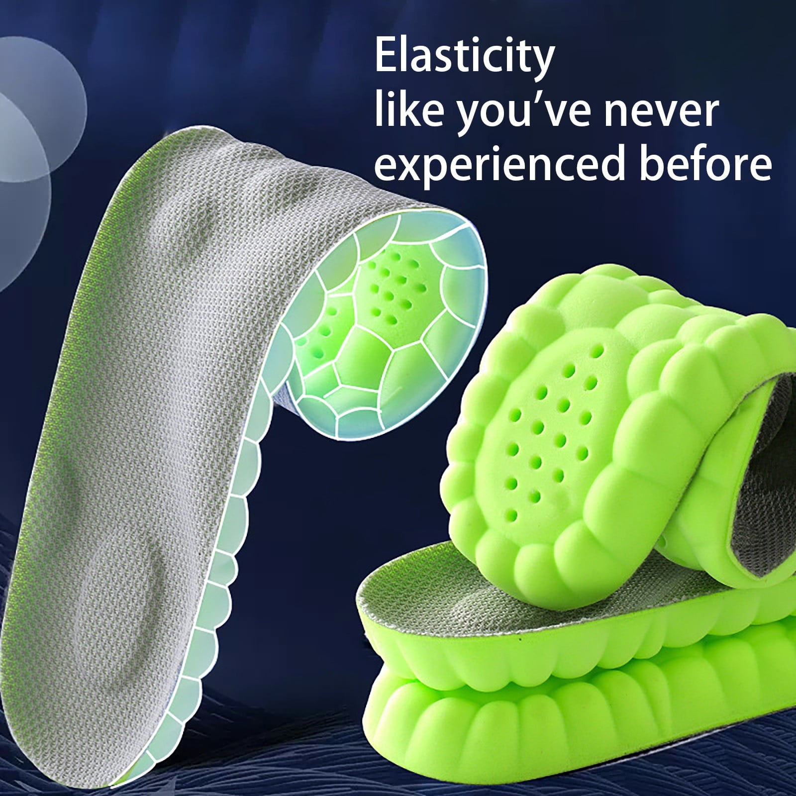 2Pair 4D Cloud Technology Insole, Arch Support Insoles for Men Women ...