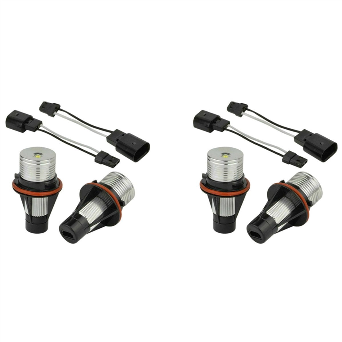 2Pair 8000K White LED Angel Eye Marker Light Bulbs Lamps For E39 E53 ...
