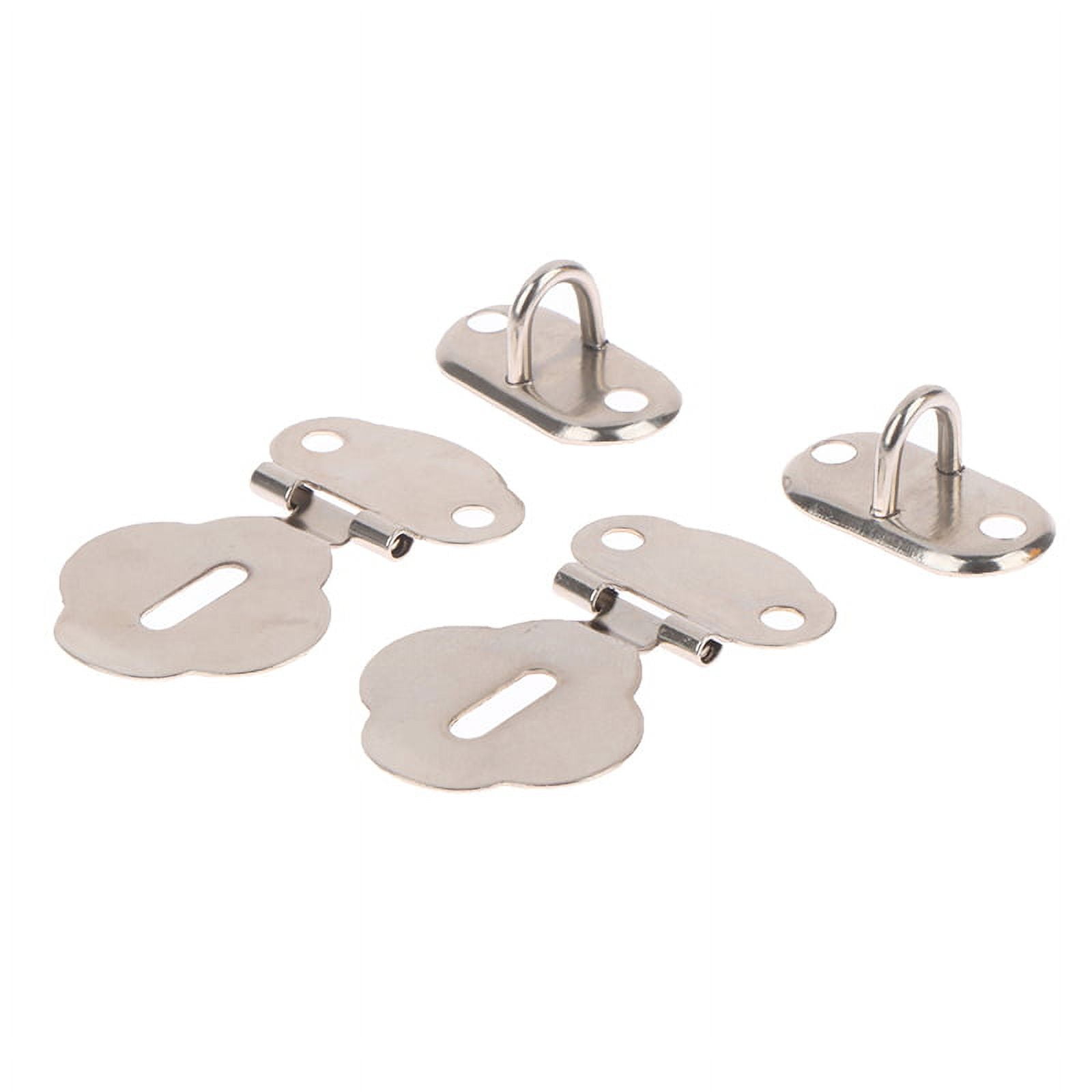 2Pair/Set Lock Hasp Hook Latch Lock Hinge Hardware Lock For Jewelry Box ...