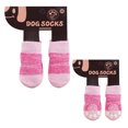 2Pairs Dog Socks Anti-Slip Dogs Socks Paw Protector with Cartoon ...