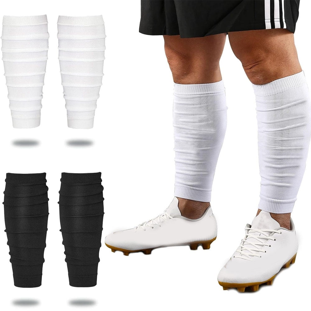 2Pairs Football Scrunch Leg Sleeve for Men Calf Compression Sleeve ...