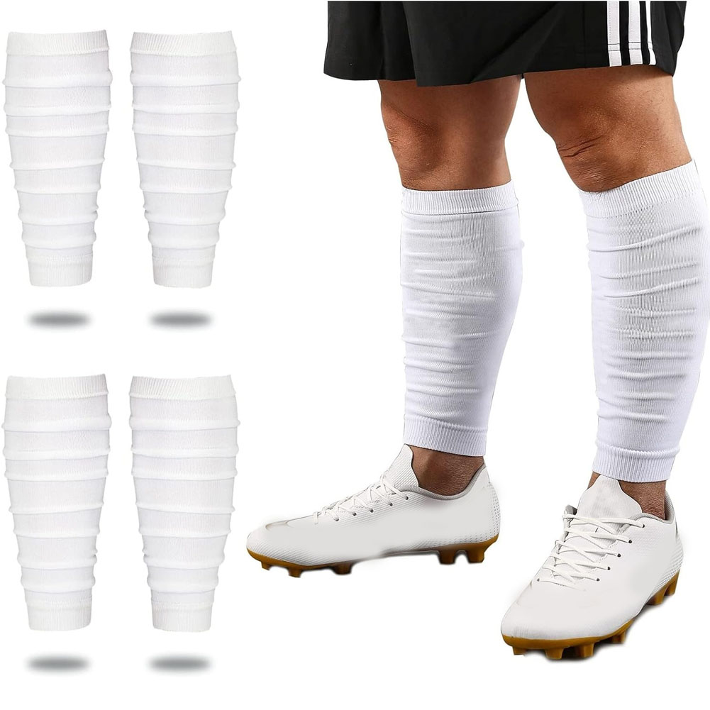 2Pairs Football Scrunch Leg Sleeve for Men Calf Compression Sleeve ...