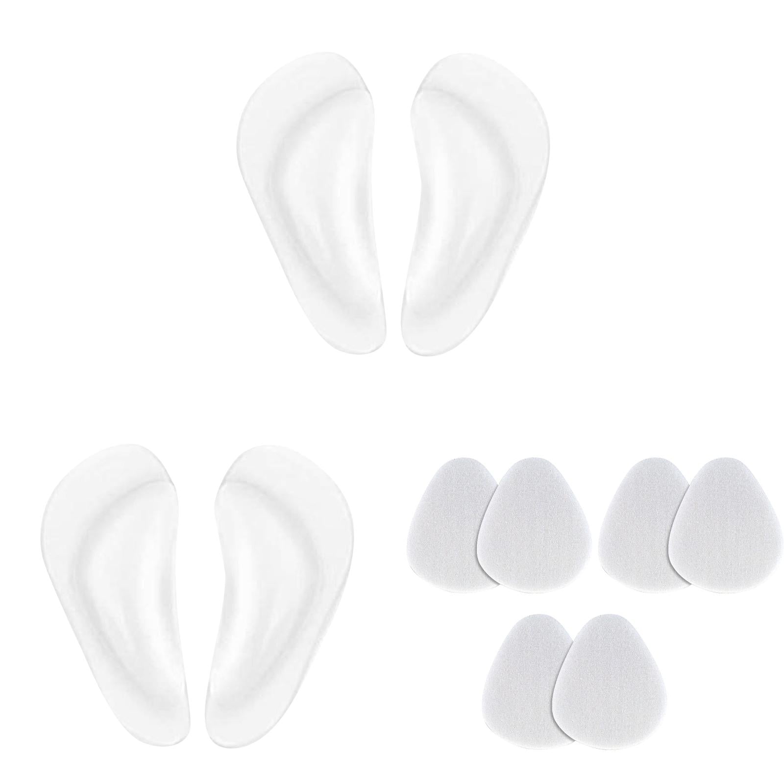 2Pairs Gel Arch Support Cushions for Men & Women, Shoe Insoles for Flat ...