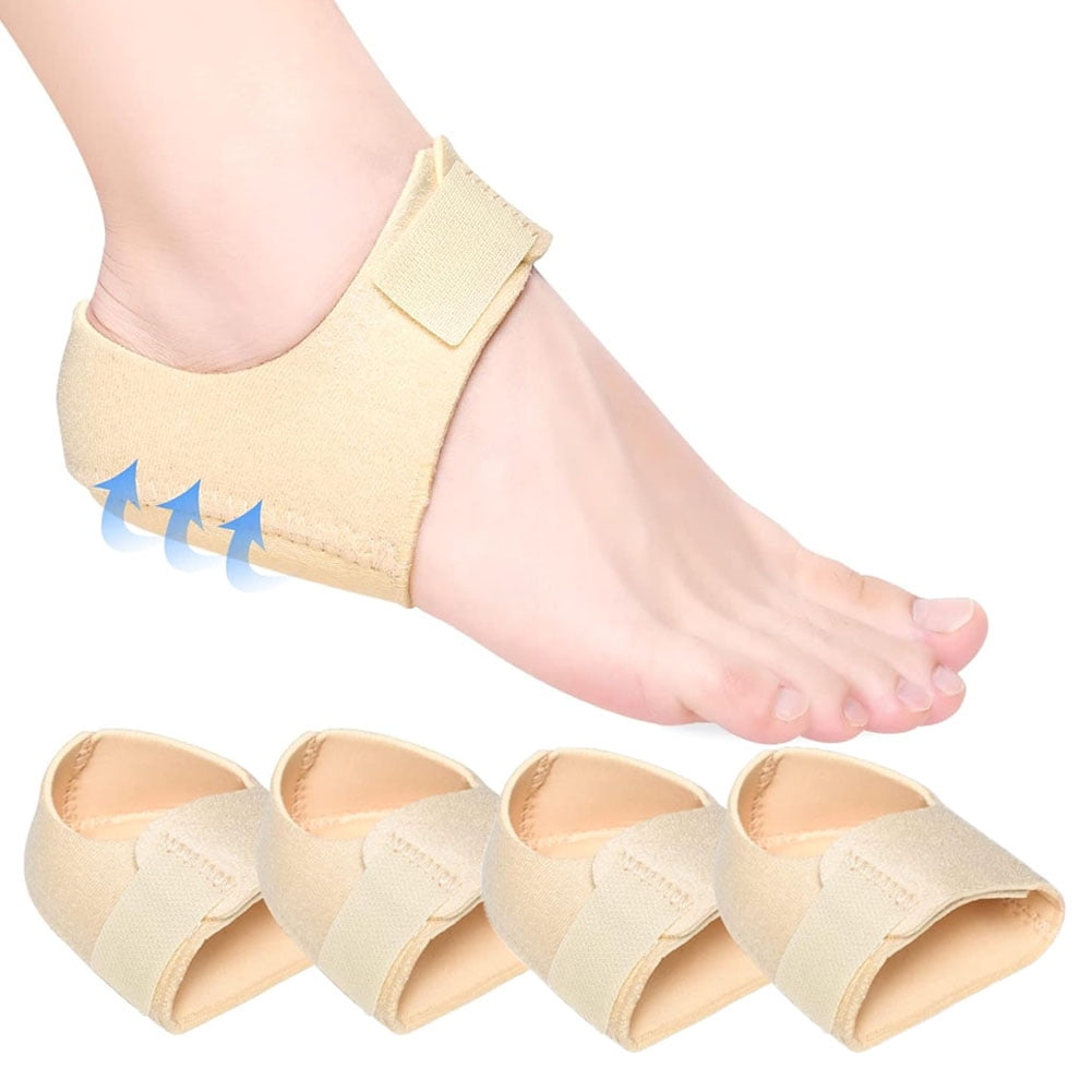 2Pairs Heel Protectors, Heel Cups, Gel Heel Cushion Support for Plantar ...