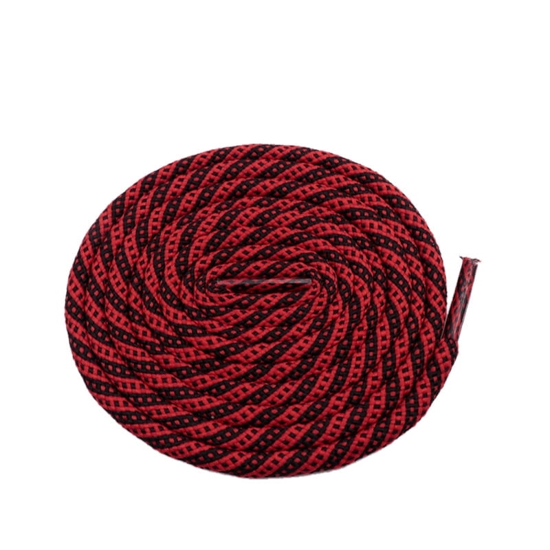 2Pairs Round Boot Laces Two-color Twill Dot Heavy Duty and Durable ...
