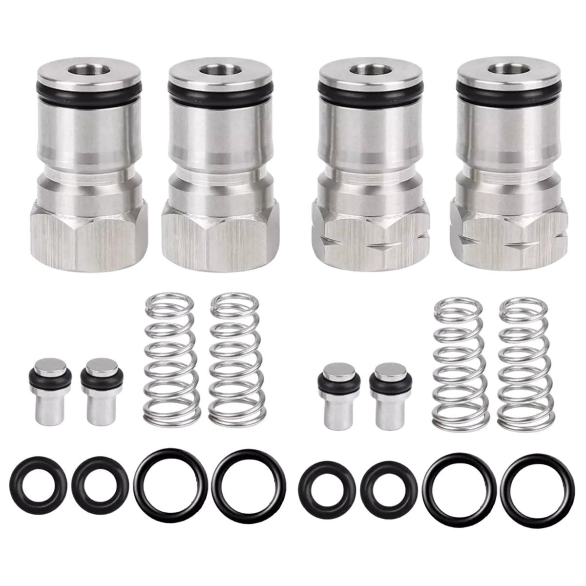 2Pairs Stainless Steel Ball Lock Keg Posts Couplers Set for Homebrew ...