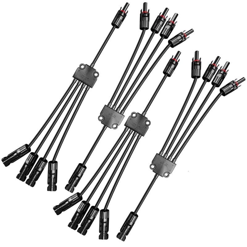 2Pairs Y-Style Solar Connector DC 1000V FMMMM+MFFFF for Parallel ...