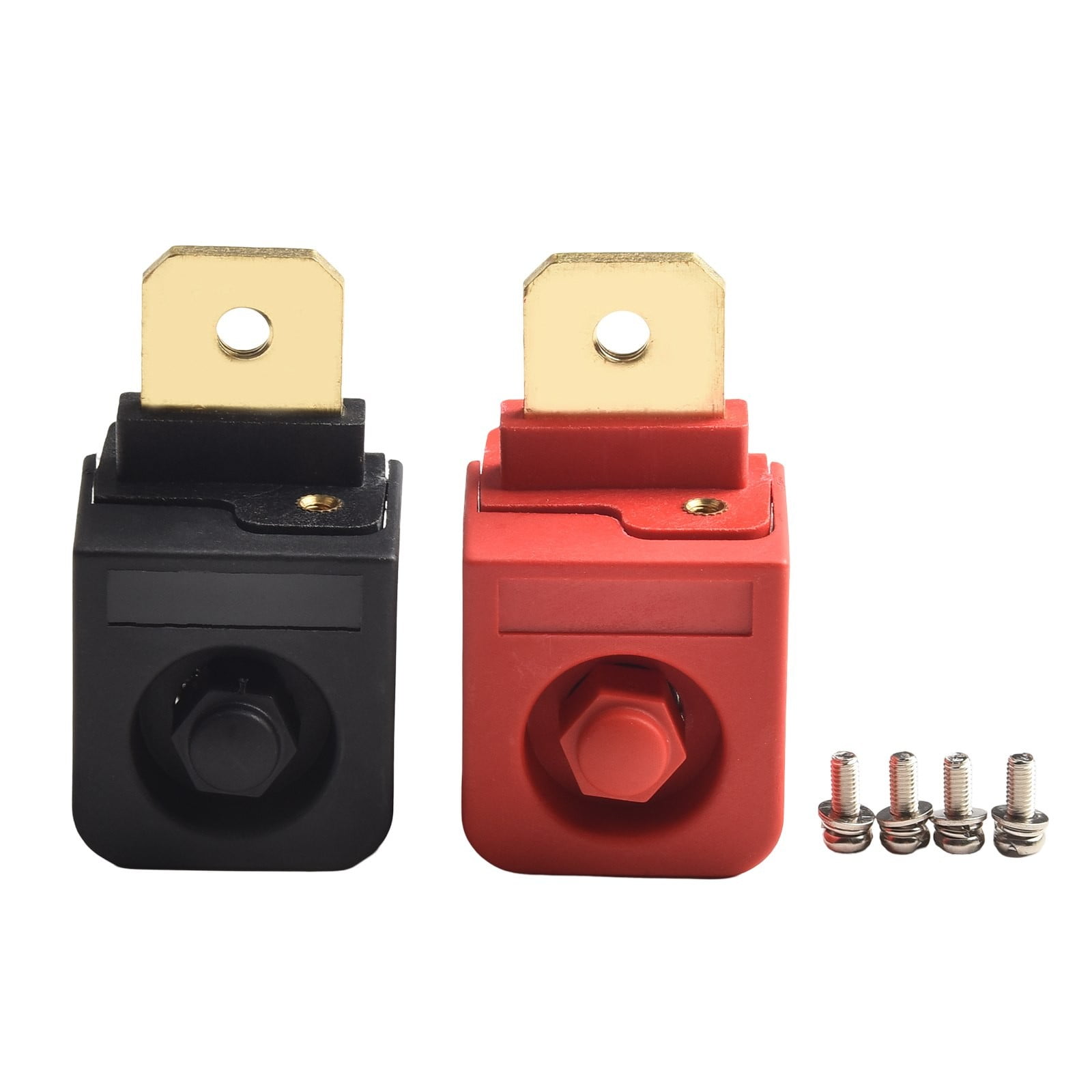 2Pc 130A High Current Terminal Block Brass Lug M8 Brass Stud Battery ...