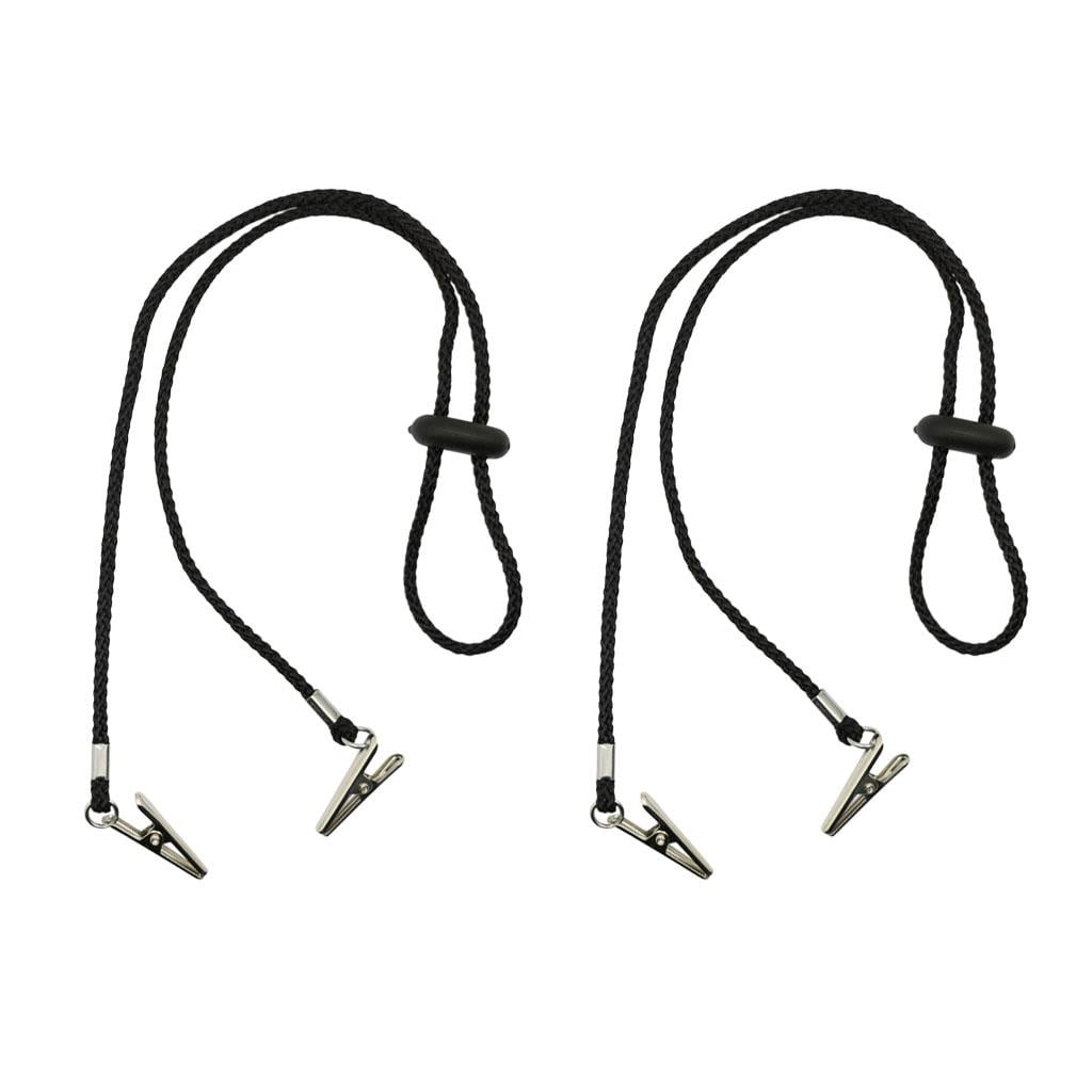 2Pc Adjustable Napkin Clips Lab Bib Clip for Adult Elderly Kids ...