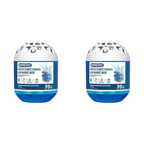 2Pc Air Magic Box Indoor Air Purification Dust Removal Box Automatic ...