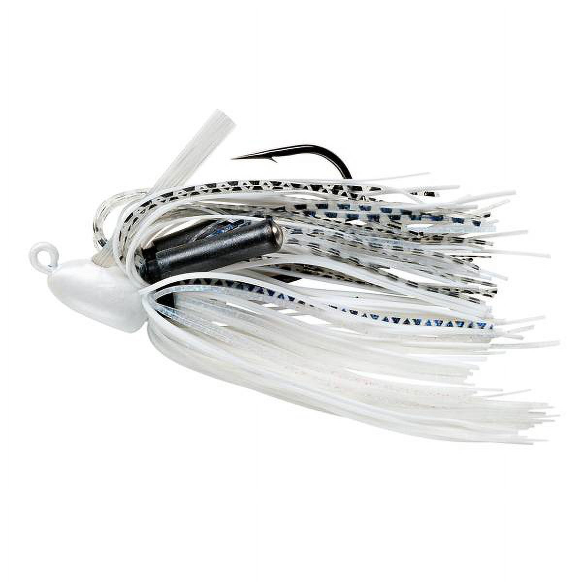 2Pc BOOYAH Boo Jig Pearl White Shad Fishing Lure - Walmart.com