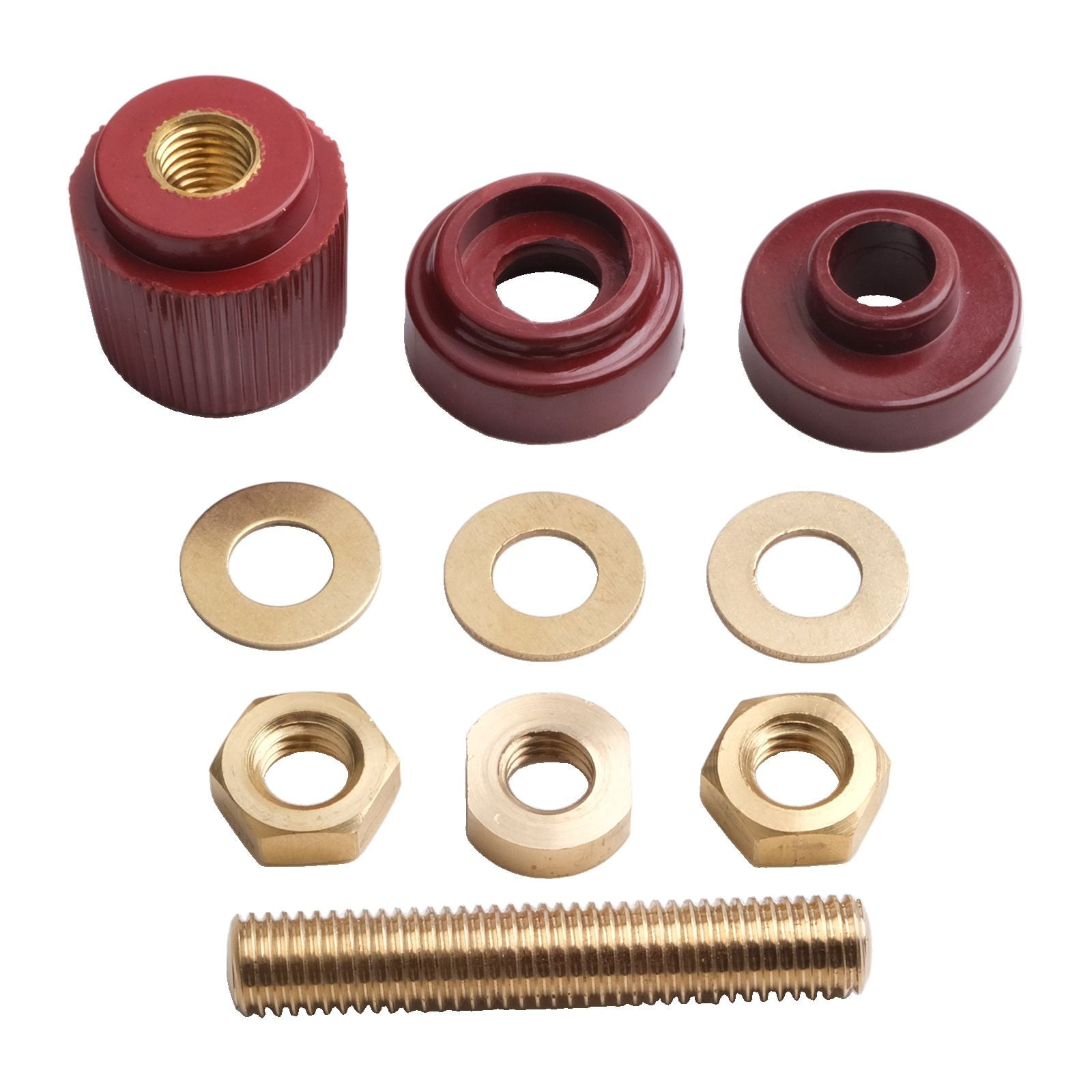 2Pc Brass Binding Post M6/M8/M10 Thread 333/555 Type Insulated High ...