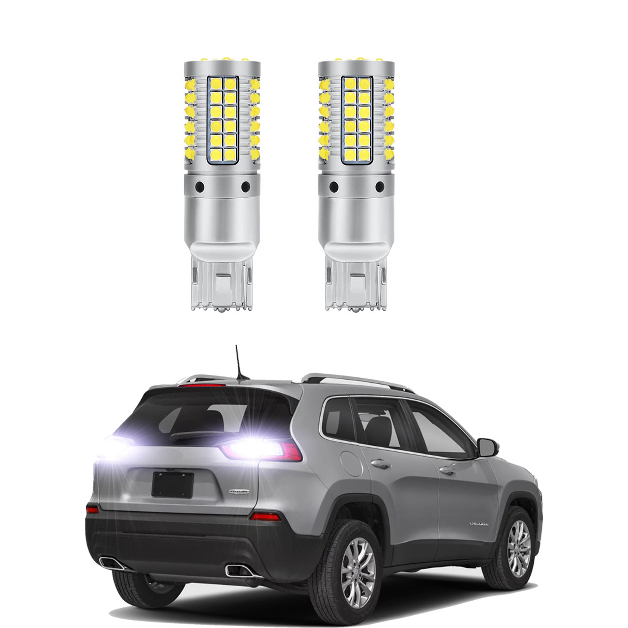 2Pc Car LED Backup Bulbs For Jeep Cherokee 2020 2021 2022 2023 LED Car ...