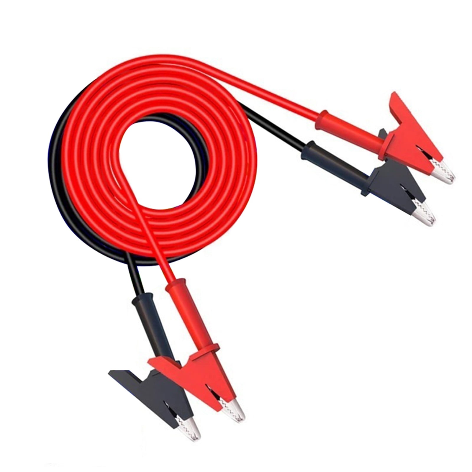 2Pc Crocodile Clips Test Leads 1000V15A Double Crocodile Clips With ...