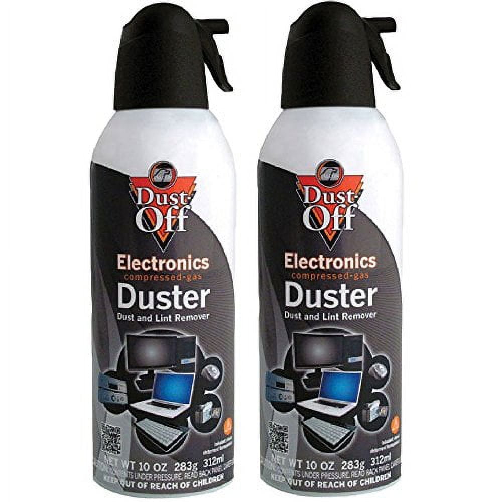 2Pc Dust-Off Disposable Compressed Air Duster, 10 oz Can (DPSXL ...