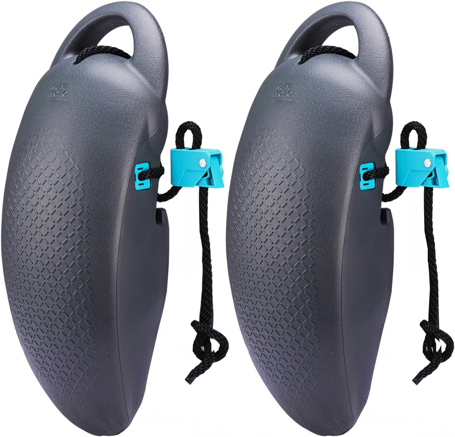 2Pc EVA Pontoon Fenders Boat Bumpers for Docking w/ Locking Grooves ...