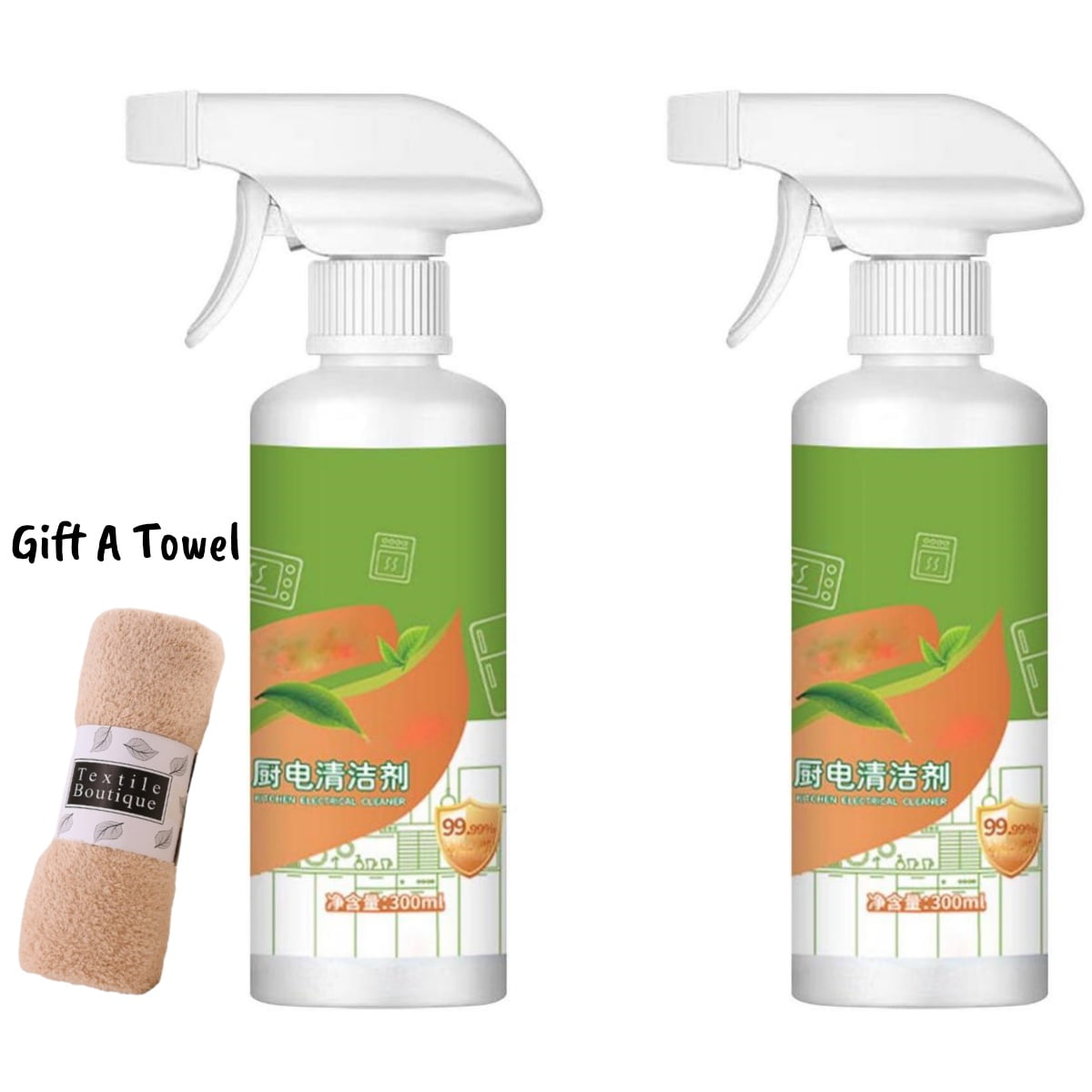 2Pc Fly Cleanse Spray,Fly Cleaner,Flycleanse Kitchen Cleaner,Natural ...