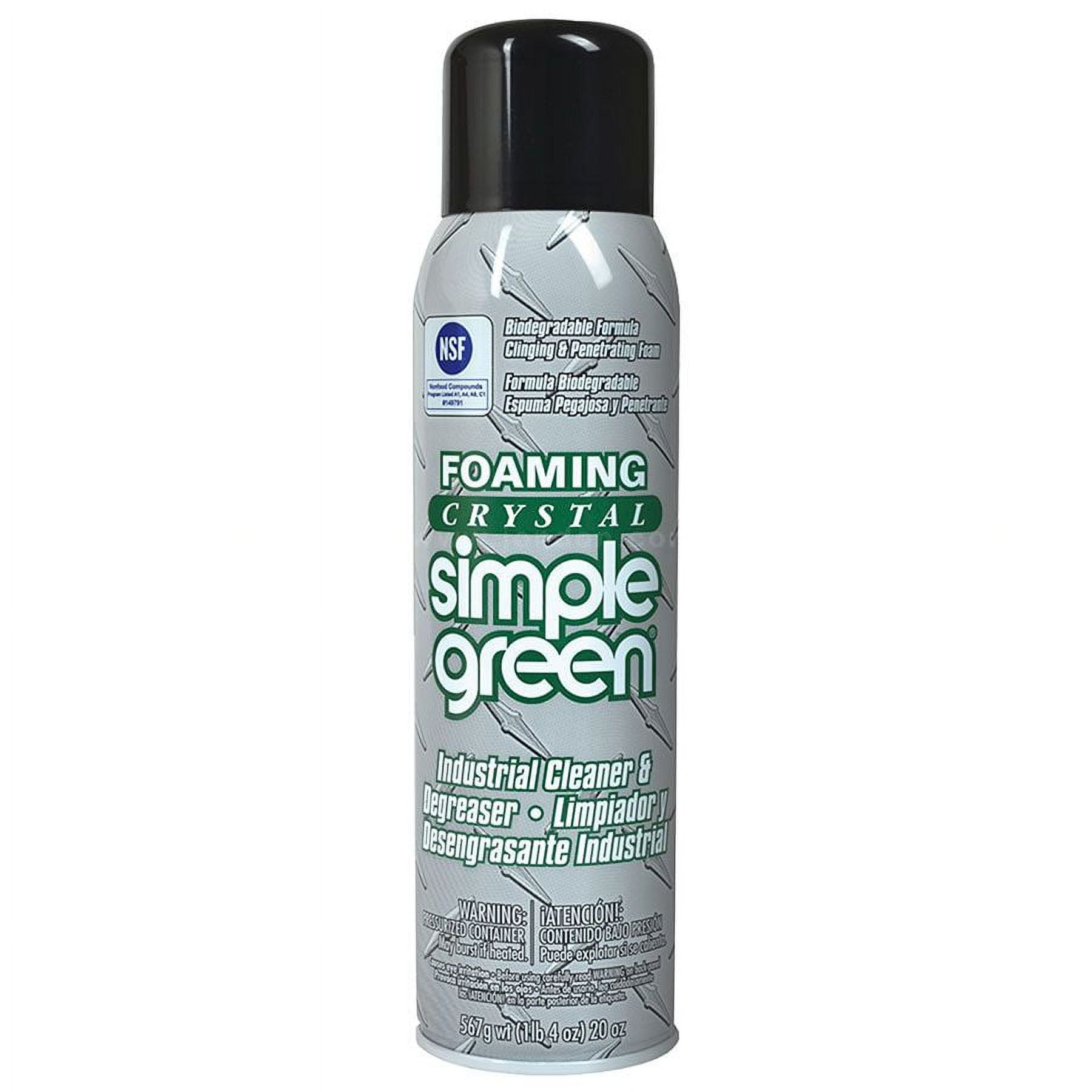 2Pc Foaming Crystal Simple Green Industrial Cleaner and Degreaser, 20 ...