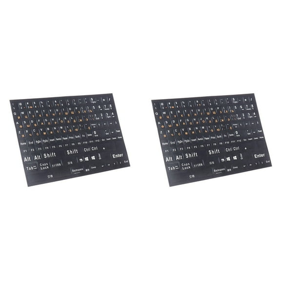 Computer Keyboard Letter Stickers