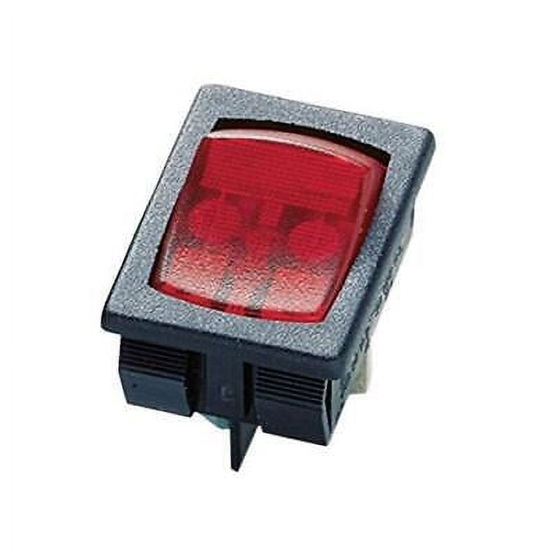 2Pc Gardner Bender 10 amps Rocker Switch Black/Red 1 pk - Walmart.com