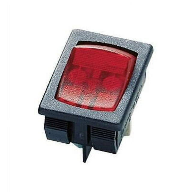 2Pc Gardner Bender 10 amps Rocker Switch Black/Red 1 pk - Walmart.com