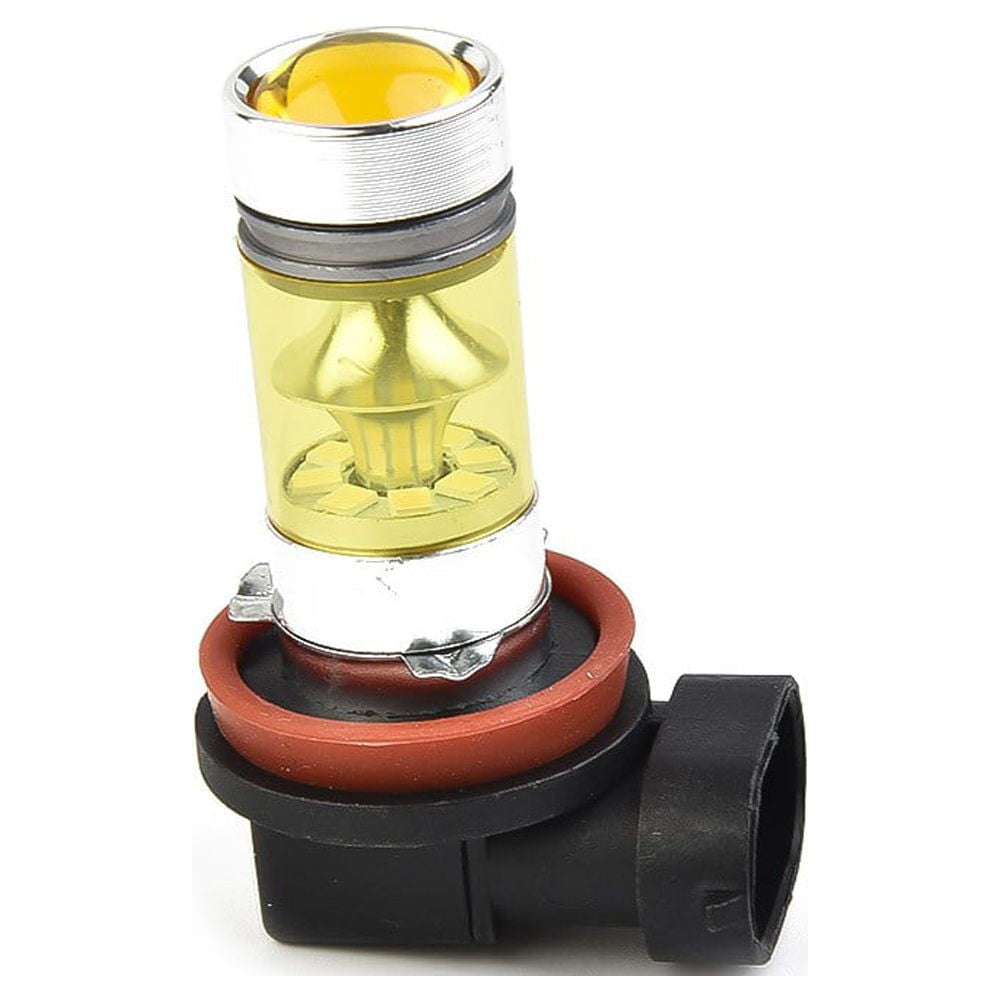 2Pc H11 H8 Led Yellow Fog Light Bulbs 12V 1500Lm 4300K 100W Cars Driving Running Lamp Auto ...