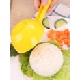2Pc Half Circle Rice Ball Mold Rice Shaper And Diy Bento Box Tool ...