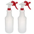 2 Heavy Duty Empty Plastic Trigger Spray Bottle 32oz Chemical Resistant ...