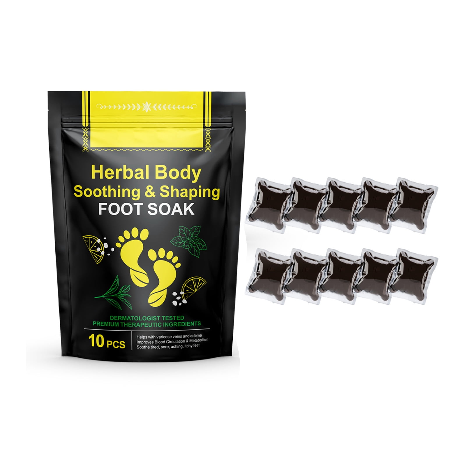 2Pc Herbal Body Foot Soak Beads, & Shaping Cleansing For Men And Women ...