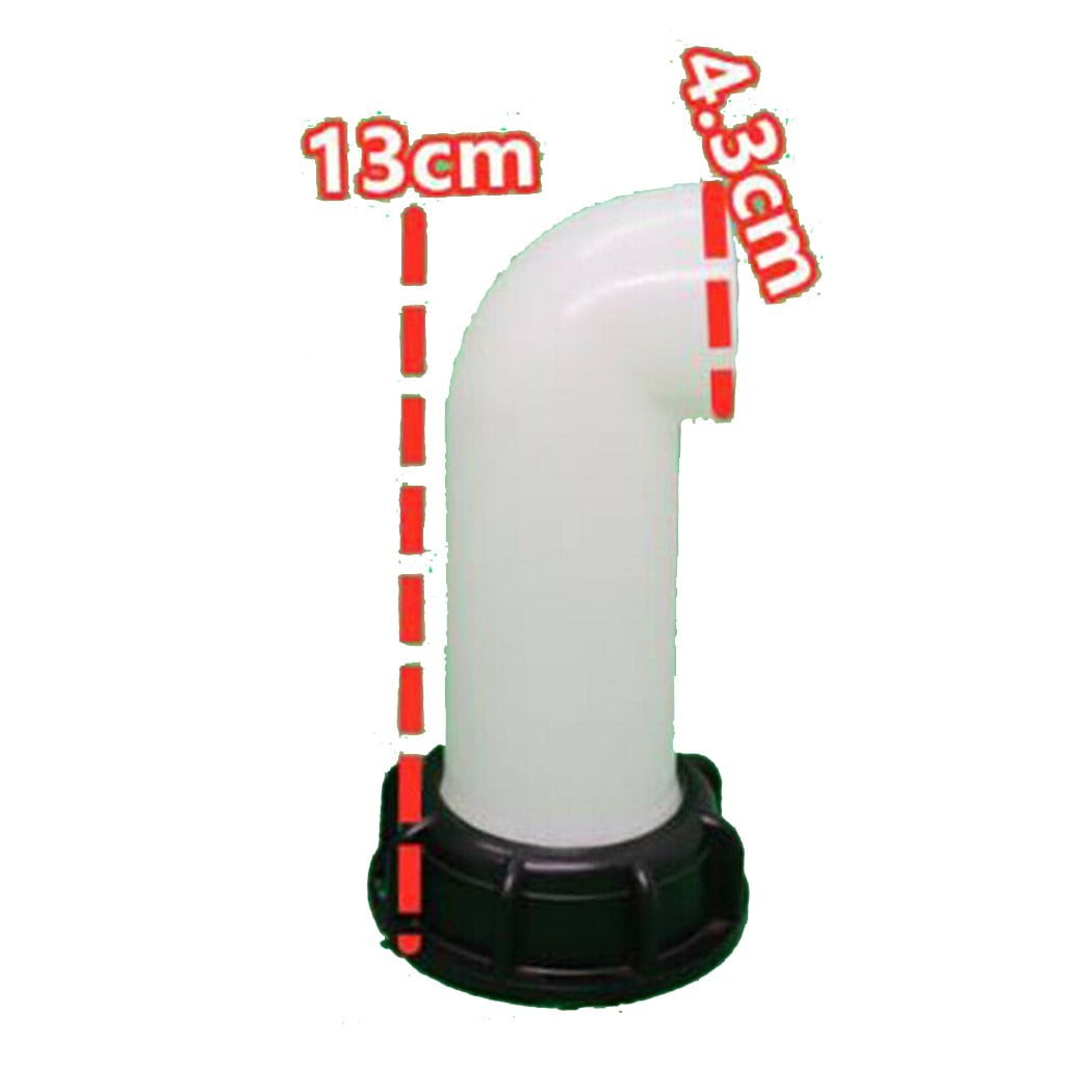 2Pc Ibc Tank Spout Outlet Tap Fitting Water Oil Fuel Pour Diesel Nozzle ...