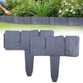 2Pc Interlocking Garden Edging Stones, Plastic Landscape Edging Border ...