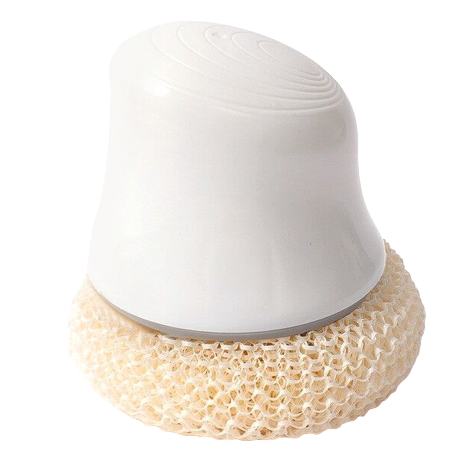 2Pc Kitchen Dishwashing Sponge with Handle, Multifunctional Scrub ...