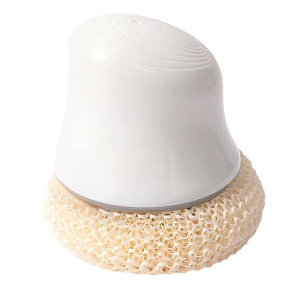2Pc Kitchen Dishwashing Sponge with Handle, Multifunctional Scrub ...