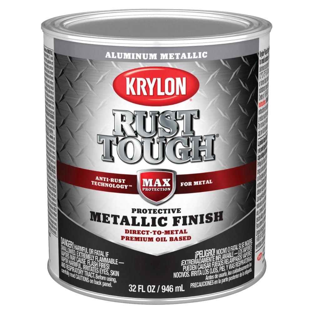 2Pack Krylon Rust Tough Oil-Based Gloss Rust Control Enamel, Aluminum ...