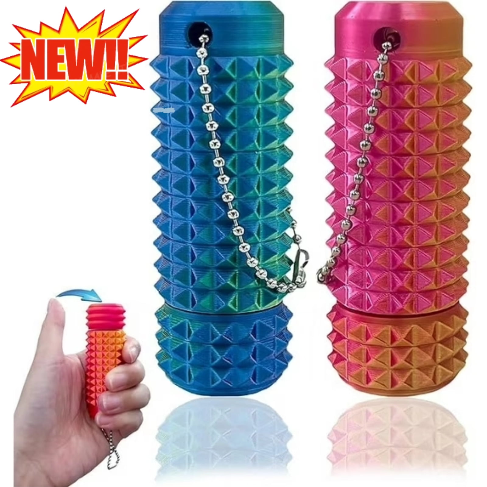 2Pc Little Ouch-ies Fidget, Portable Stim Tool, Pocket Mini Fidget Toy ...