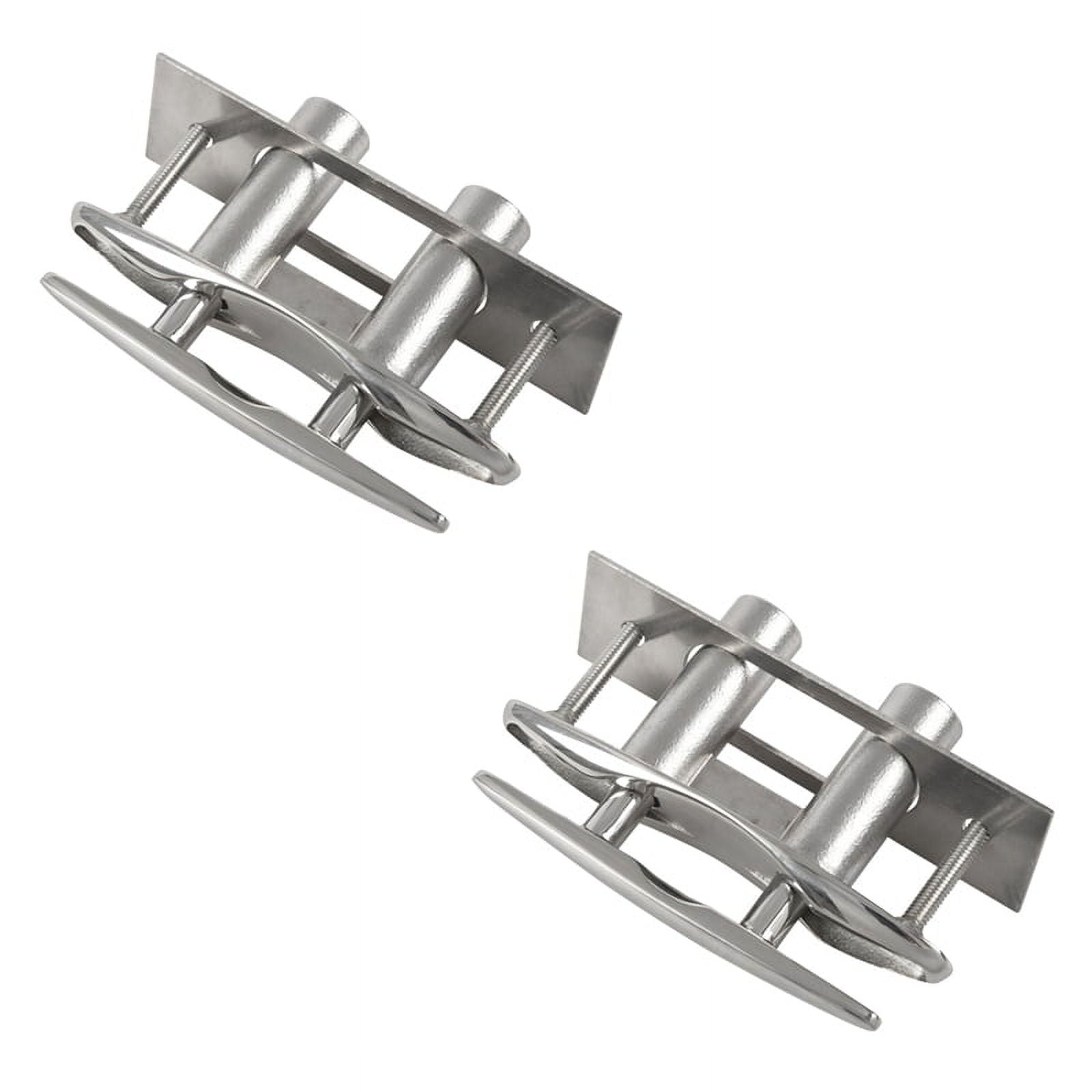 2Pc Marine 316 Stainless Steel Boat Pull Up Flush Mount Lift Cleat ...