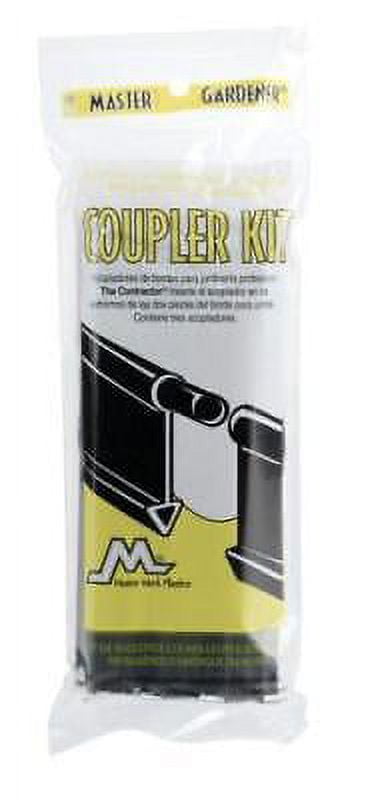 2Pc Master Mark Master Gardener 3 in. L X 8 in. H Plastic Black Edging Coupler Kit - Walmart.com