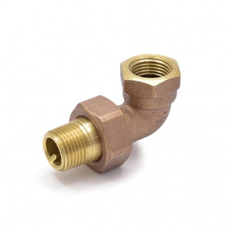 2Pc Matco-Norca 1/2" (FIP x MIP Union) Steam Radiator Elbow - Walmart.com