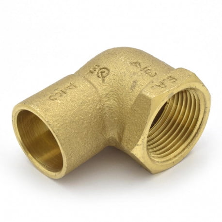 2Pc Matco-Norca 3/4" (C x FPT) Cast Brass Elbow, Lead-Free - Walmart.com