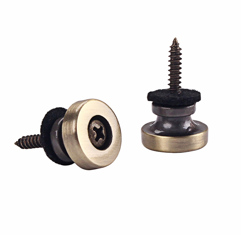 HEALEEP Guitar Strap Lock with Metal Material for Secure Use Coffee ...