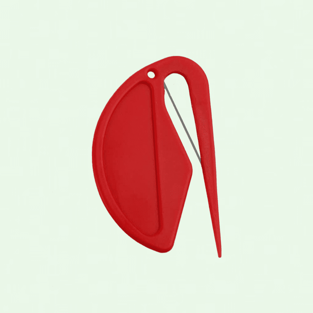 2Pc Mini Letter Opener Set, Plastic Letter Openers with Safety Guard ...