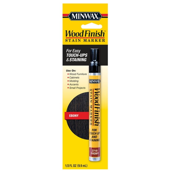 2 pc Minwax Wood Finish Stain Marker Semi-Transparent Ebony Oil-Based ...