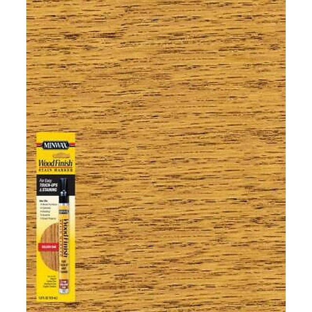 2Pc Minwax Wood Finish Stain Marker Semi-Transparent Golden Oak Oil ...