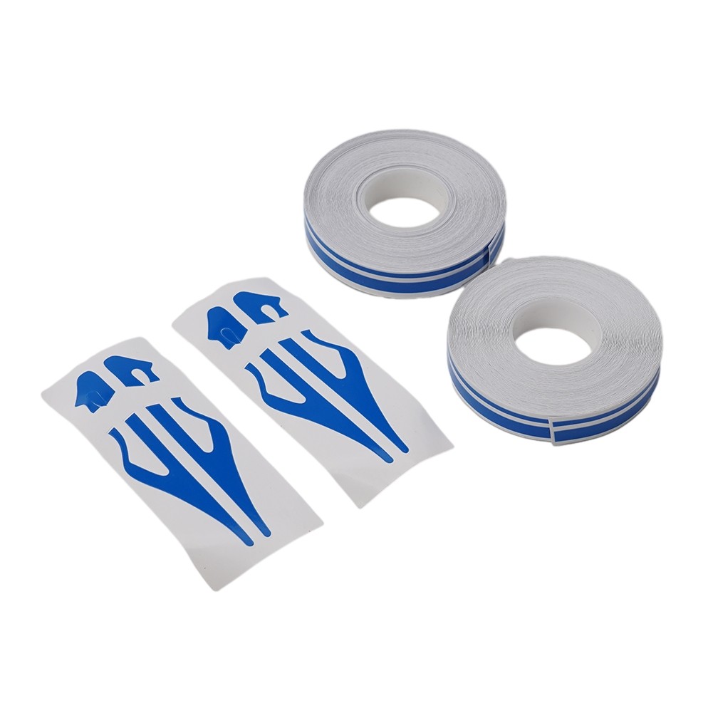 2pc New Blue Pin Striping Stripe Vinyl Tape Decals Stickers For Car ...