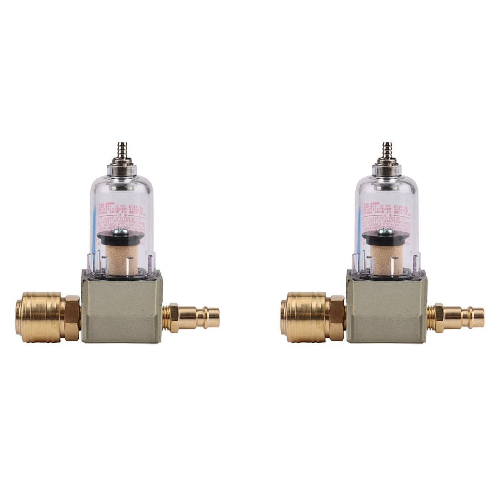 2Pc Oil Water Separator Filter Compressed Air Filter Including 1/4 Inch ...