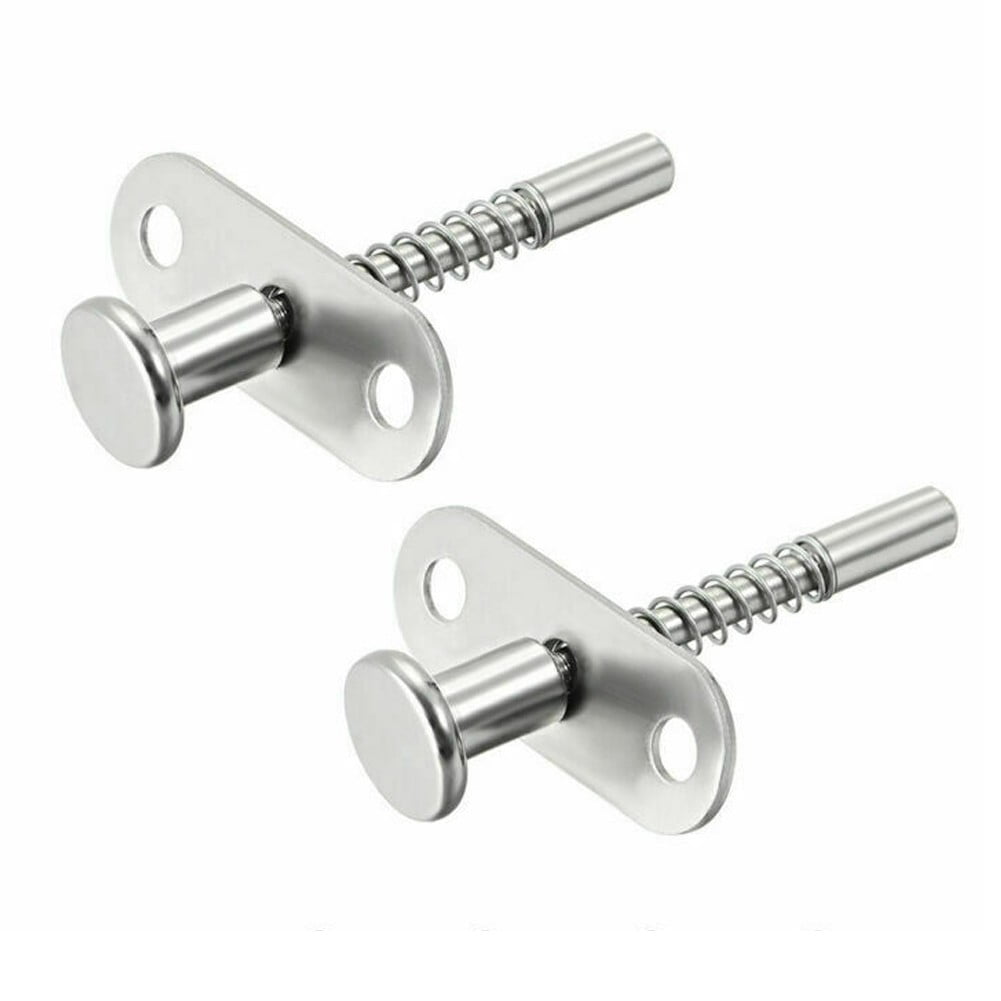 2pc Plunger Latches Spring-loaded iron 6mm Head 60mm Total Length ...