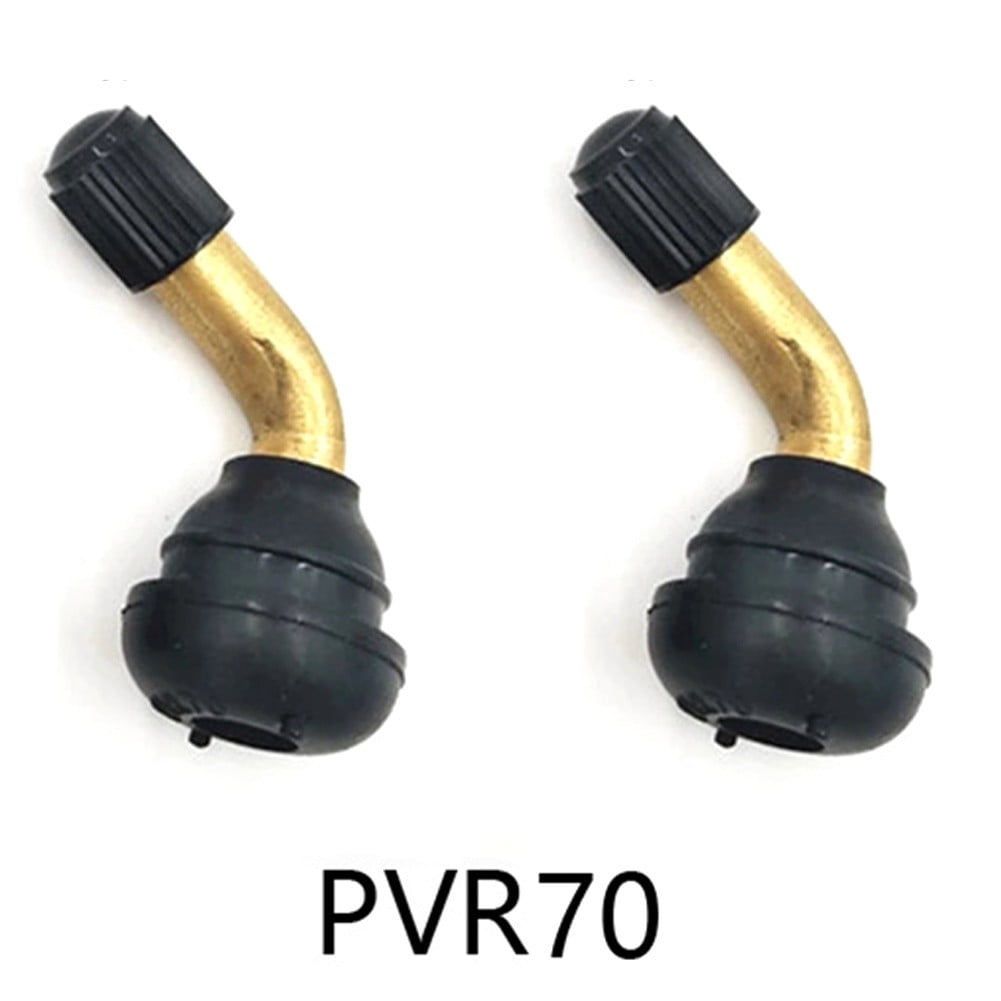 2Pc Rubber Brass Angled Valve Stems Tubeless Tyre Electric Scooter Cycling Pvr 70/60/50/45Degree ...