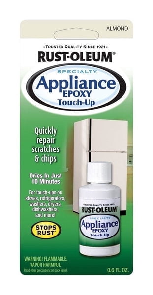 2Pc Rust-Oleum Specialty Gloss Almond Appliance Touch-Up Paint 0.6 oz ...
